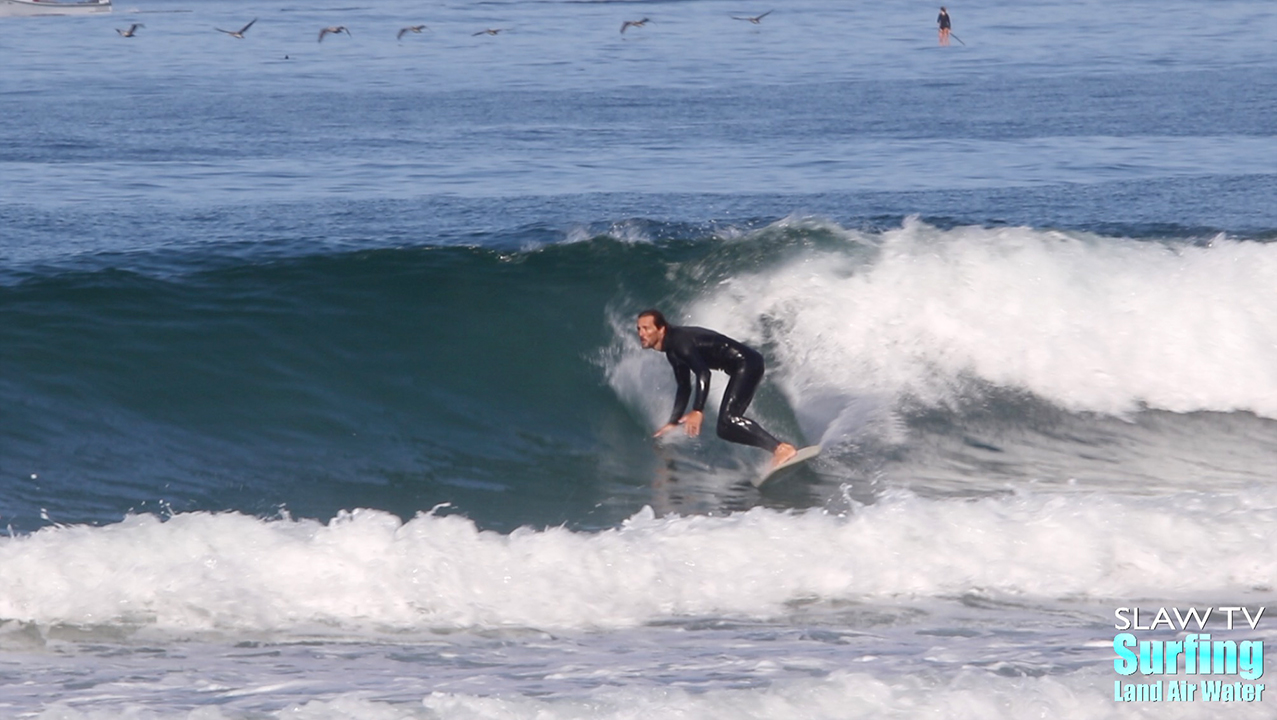 Shayne McIntyre Surfing Glassy Scripps Pier